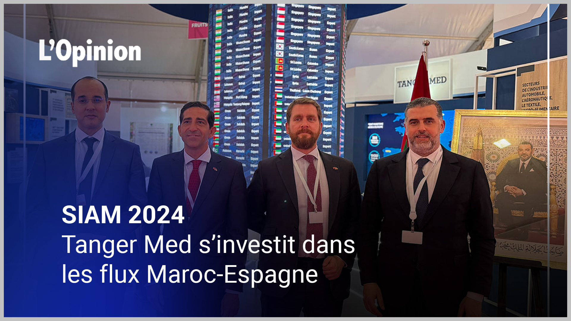 SIAM 2024 : Tanger Med s’investit dans les flux Maroc-Espagne